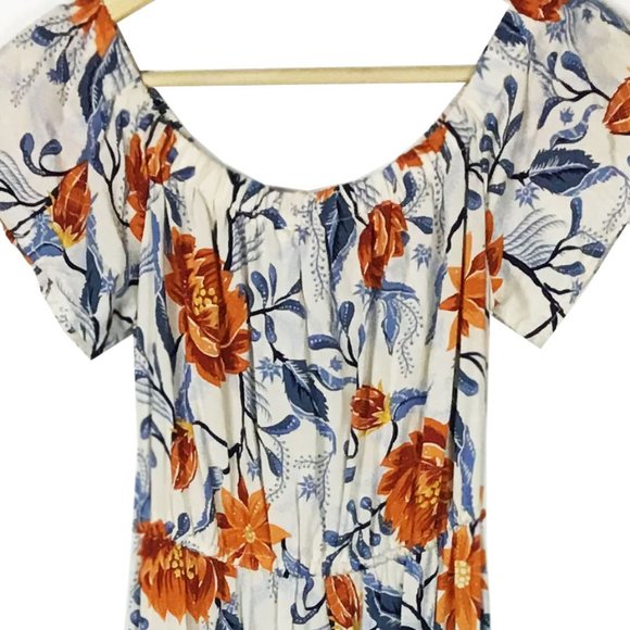 Abel The Label | Dresses | Abel The Label Printed Smocked Waist High ...